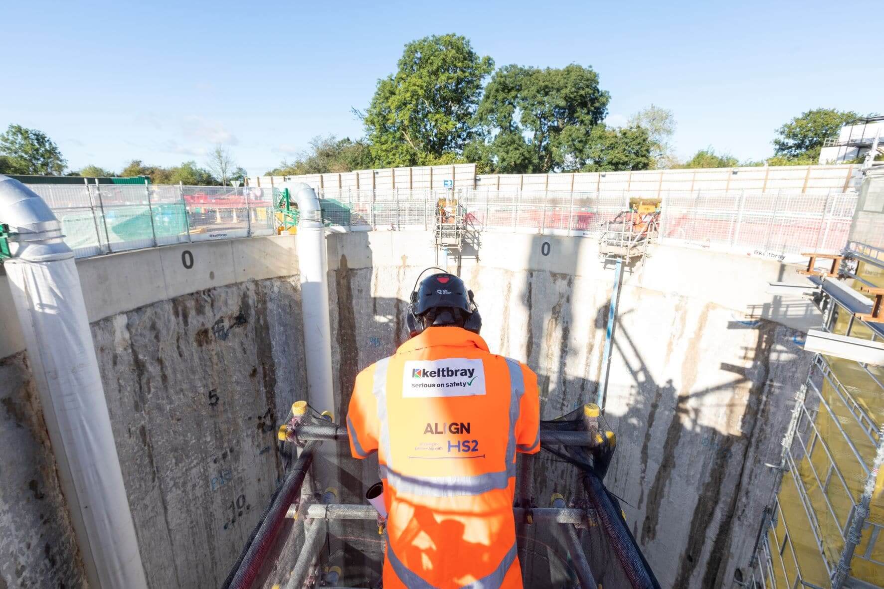 Ventilation Shafts of Chiltern Tunnels in HS2 is delivered by Keltbray